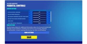 Fortnite parental controls guide