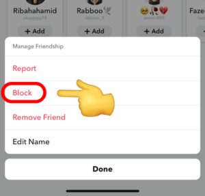 How to block someone on Snapchat on your devices in 2023?