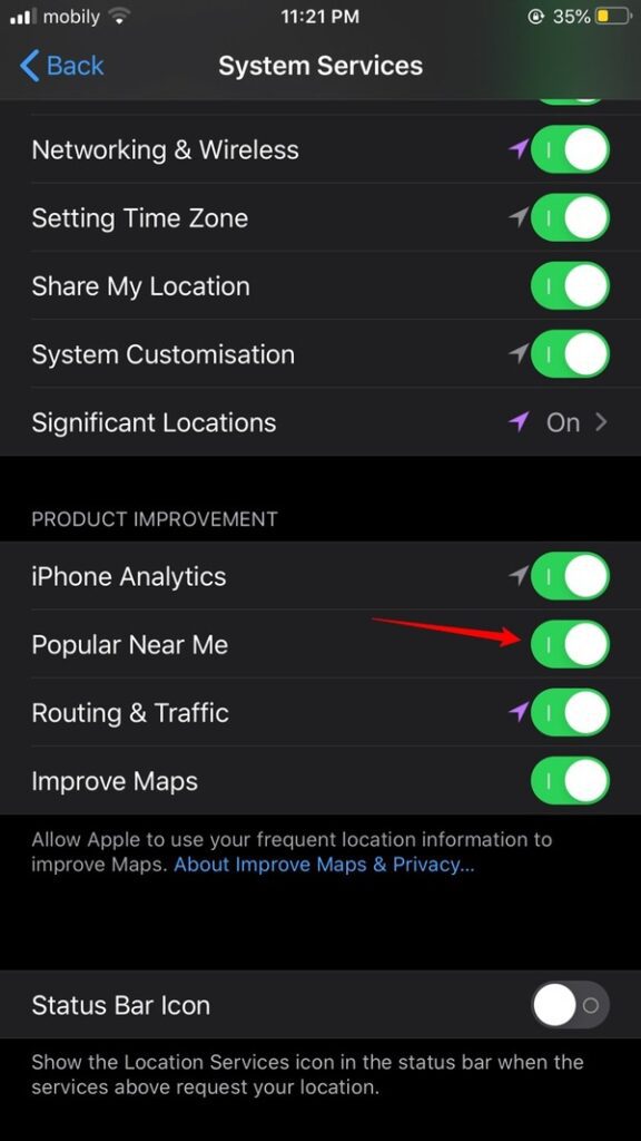 How to pause/freeze location on Find My iPhone?