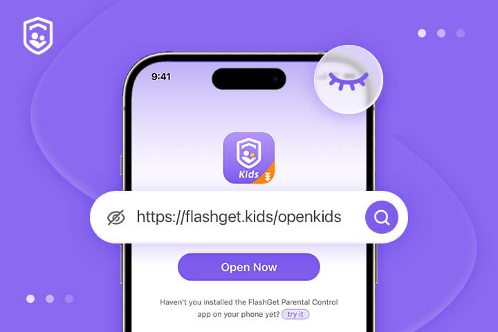 How to open hidden FlashGet Kids on your kid’s device?
