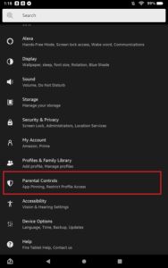 How to set up Amazon Fire tablet parental controls?