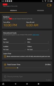 How to set up Amazon Fire tablet parental controls?