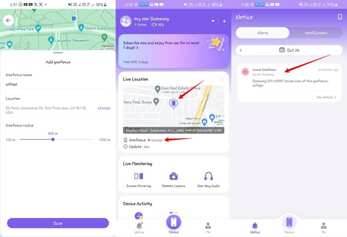 How to use family location sharing on iPhone or Android? | FlashGet Kids