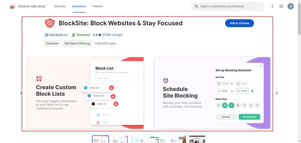 How to block searches on Google?