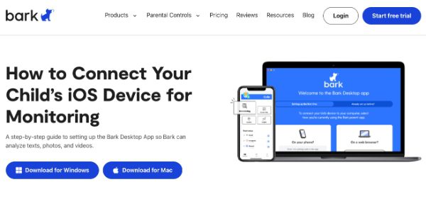 Existe um aplicativo como Bark para iPhone?