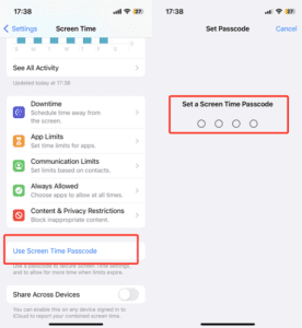 Managing iPhone Screen Time to ensure kids can’t turn it off