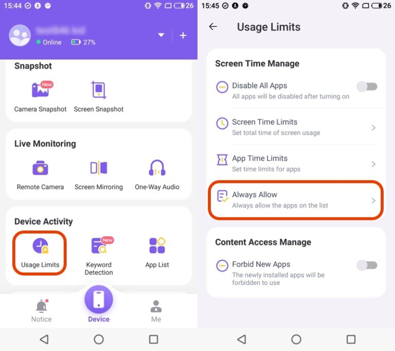 How to turn on or off in-app purchases on your device