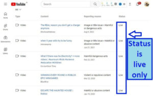 How to check and manage your YouTube report history