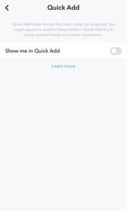What is Quick Add on Snapchat and how to manage it