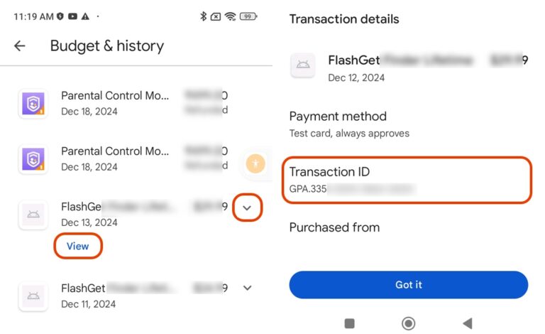 Comment obtenir votre identifiant de transaction