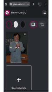 How to remove the background of a picture on Pixlr