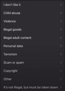 Report someone on Telegram for scams, abuse, and harassment