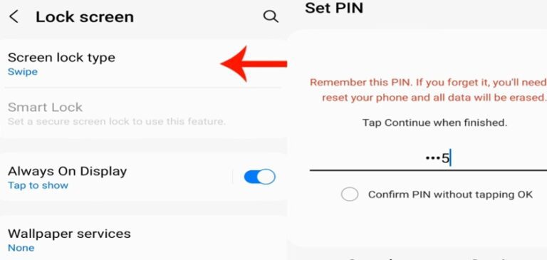 How to set up and customize screen lock on Android phone