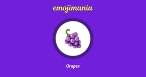 Grape emoji: Meanings, slang, examples and more