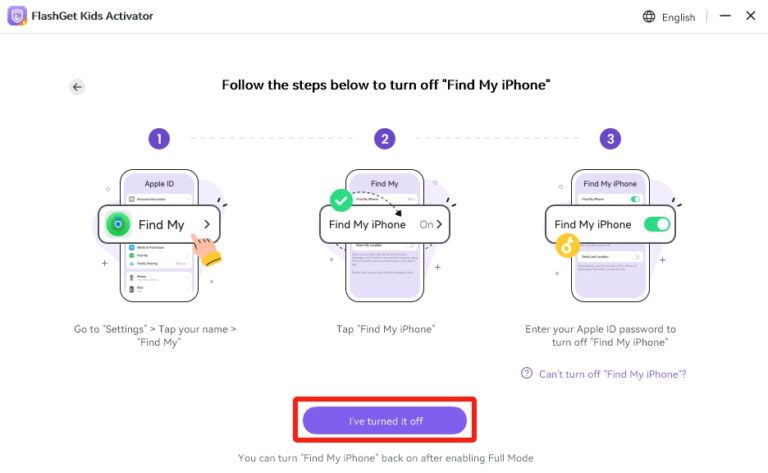 How to enable Full Mode on iOS device?