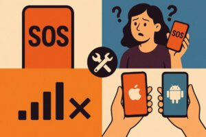 Why does my phone say SOS & How to fix it on iPhone & Android